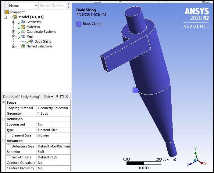 Week 8 - Simulating Cyclone separator with Discrete Phase Modelling : Skill-Lync