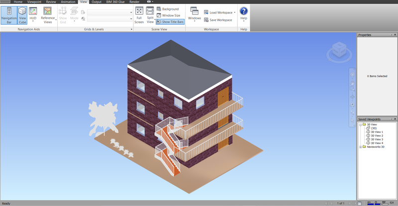 Usage of Navigation tool , Timeliner and Clash Detection test using ...