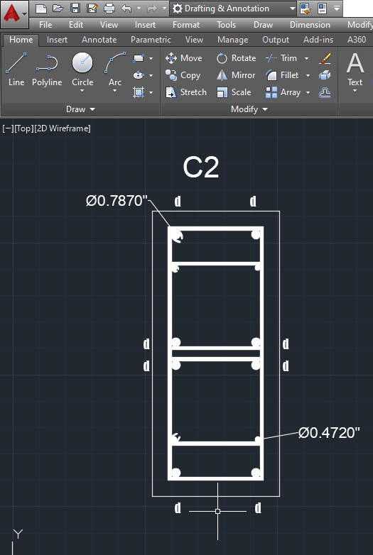 Creation of Column Schedule and Drawing Template using AutoCad : Skill-Lync