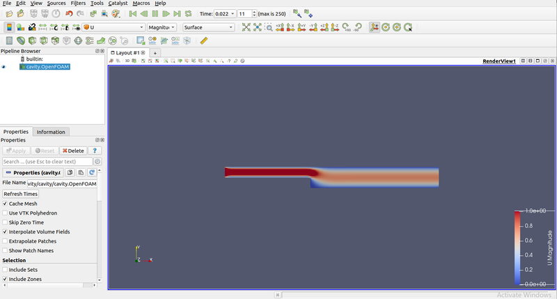 Week 8 - Simulation of a backward facing step in OpenFOAM : Skill-Lync
