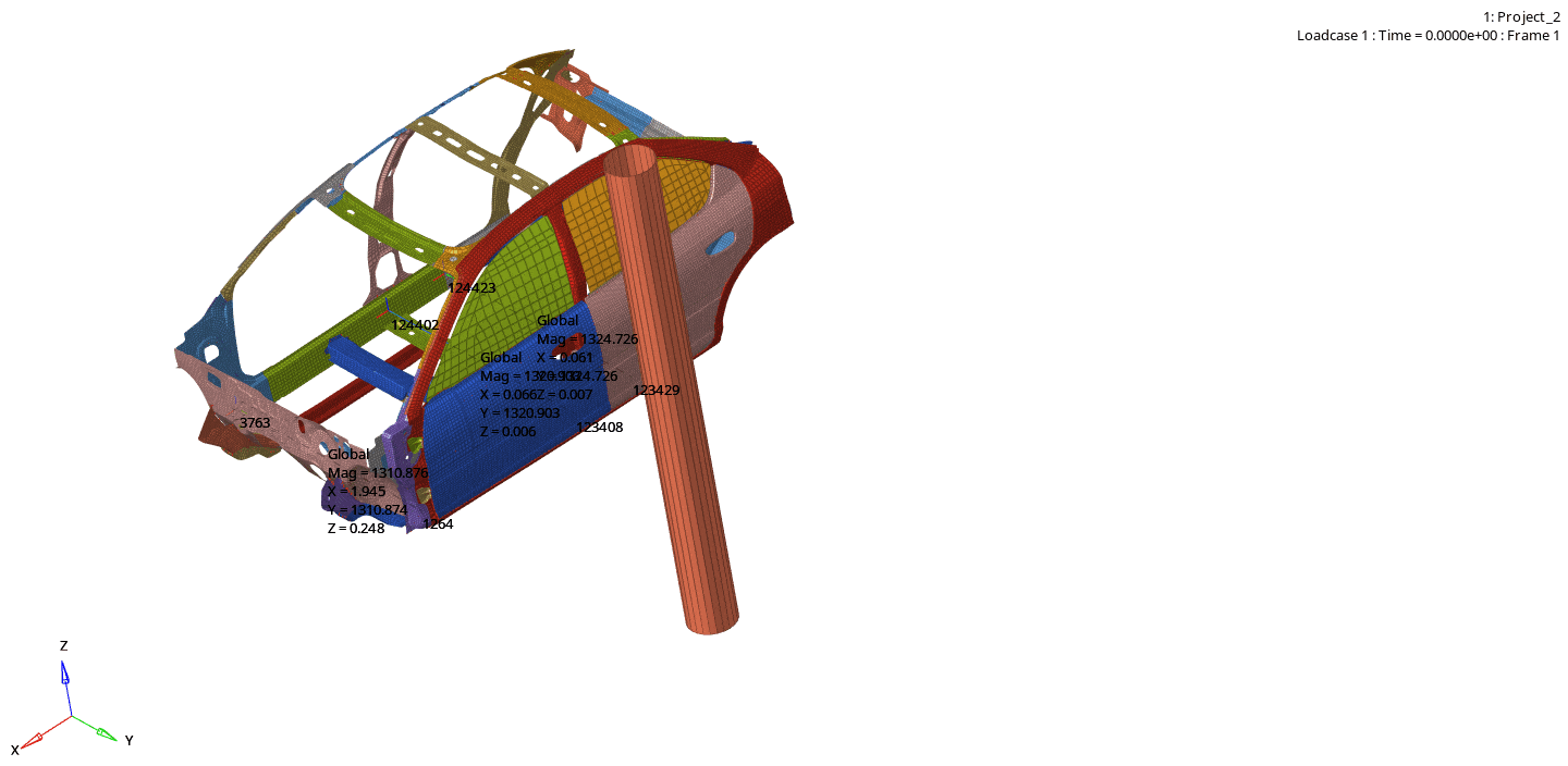 Assignment 7-Side Pole Crash Simulation Challenge : Skill-Lync