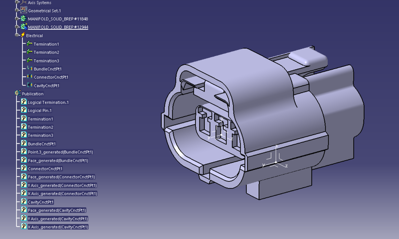 Wiring harness design in CATIA V5 - 3D modeling Week 2 Challlenge : Skill-Lync
