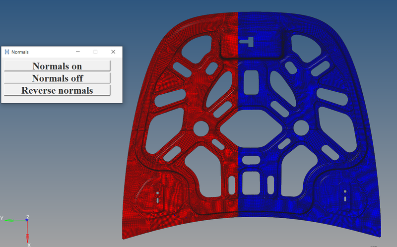 Checking and correcting the Normals using Tcl/tk : Skill-Lync