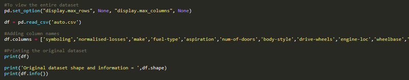 EDA on Automobile 1985 dataset : Skill-Lync