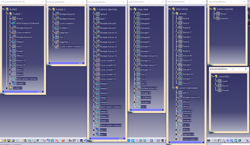 Project - B Pillar Trim Master Section Development. : Skill-Lync