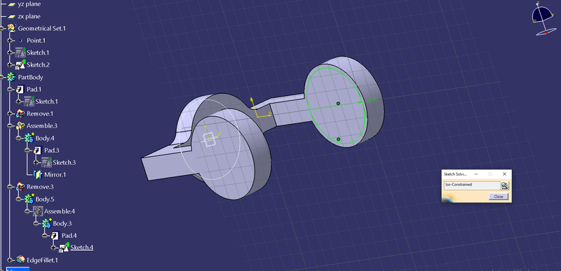 Creating and Assembling QRM & CV joint mechanism in Assembly Workbench : Skill-Lync