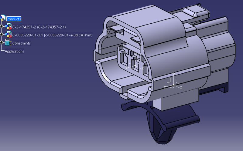 Wiring harness design in CATIA V5 - 3D modeling Week 2 Challlenge : Skill-Lync
