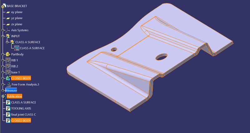 Base Bracket Design using CATIA V5 : Skill-Lync