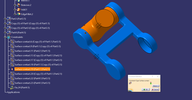 Creating and Assembling QRM & CV joint mechanism in Assembly Workbench : Skill-Lync