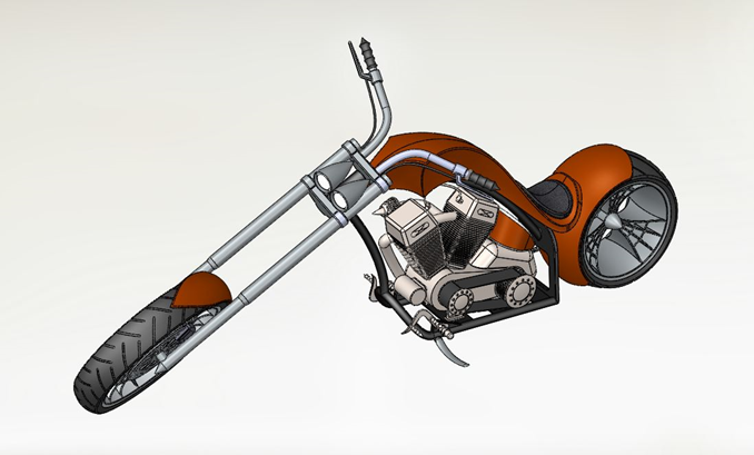 Assembly of American chopper : Skill-Lync