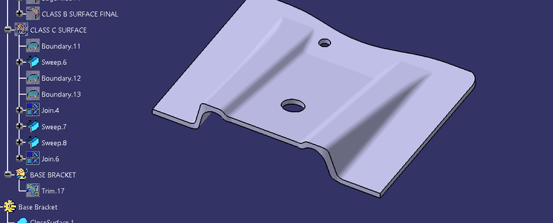 Base Bracket Design and Draft Analysis : Skill-Lync