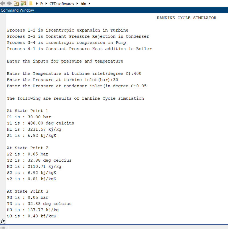 Project 2 - Rankine cycle Simulator : Skill-Lync
