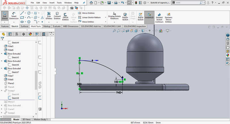 Radar Mast & Final Assembly of Yacht : Skill-Lync