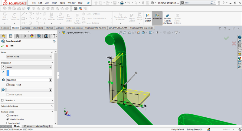 Radar Mast & Final Assembly of Yacht : Skill-Lync