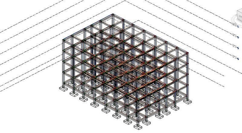 Structural analysis of a buidling using Robot Structural Analysis ...