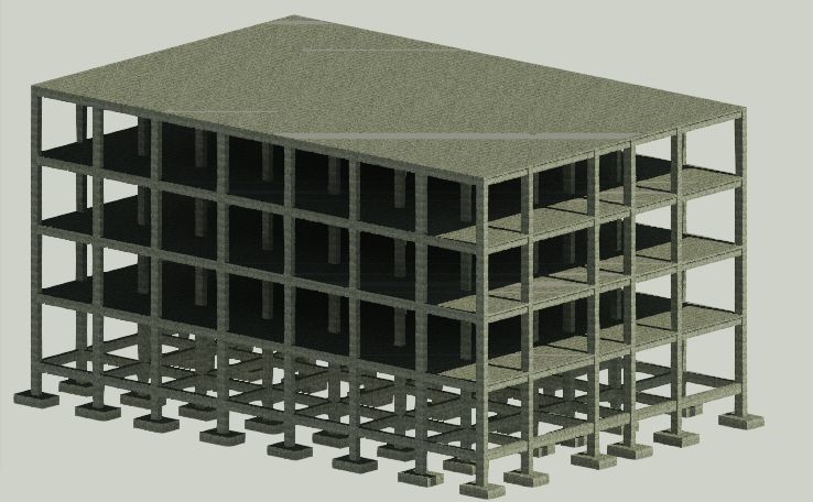 Structural analysis of a buidling using Robot Structural Analysis ...