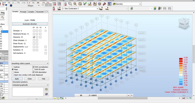 Structural analysis of a buidling using Robot Structural Analysis ...