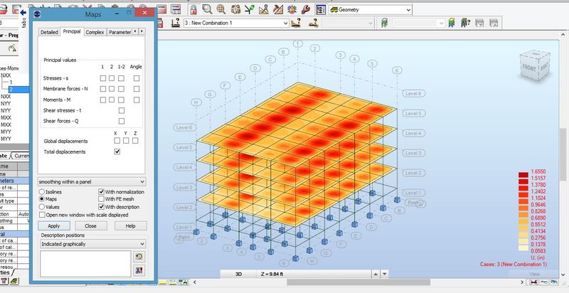 Structural analysis of a buidling using Robot Structural Analysis ...