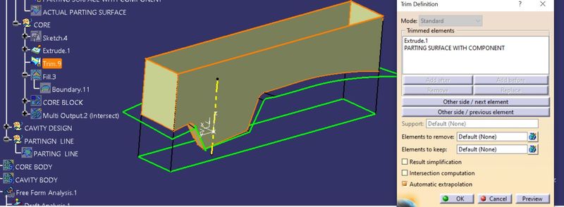 Core & Cavity Design of Switch Bezel : Skill-Lync