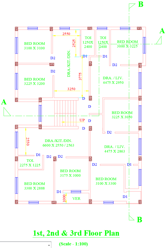 Creating a Layout, Section and Elevation with dimensions using AutoCad ...