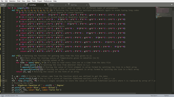 Week 5 - Curve fitting : Skill-Lync
