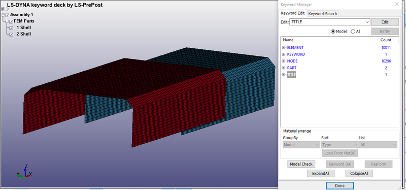 Modelling Spotweld using Beam and Solid elements in LS-DYNA PrePost. : Skill-Lync