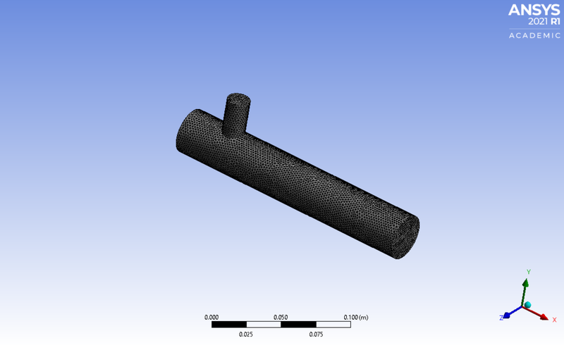 Mixing Tee(Ansys Fluent) : Skill-Lync