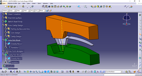 Core & Cavity Design using Catia V5 : Skill-Lync