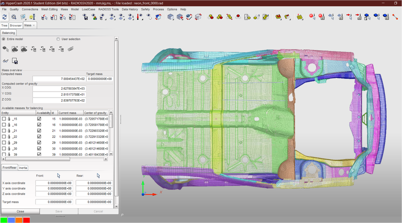 Frontal Crash Simulation Challenge : Skill-Lync