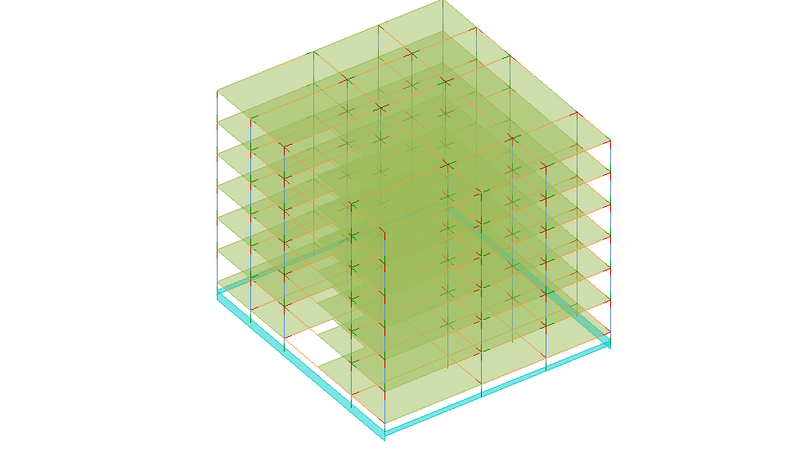 Structural analysis of a buidling using Robot Structural Analysis ...