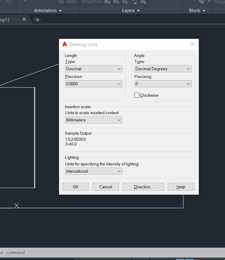 Creation of geometries by Coordinate system methods using AutoCad ...