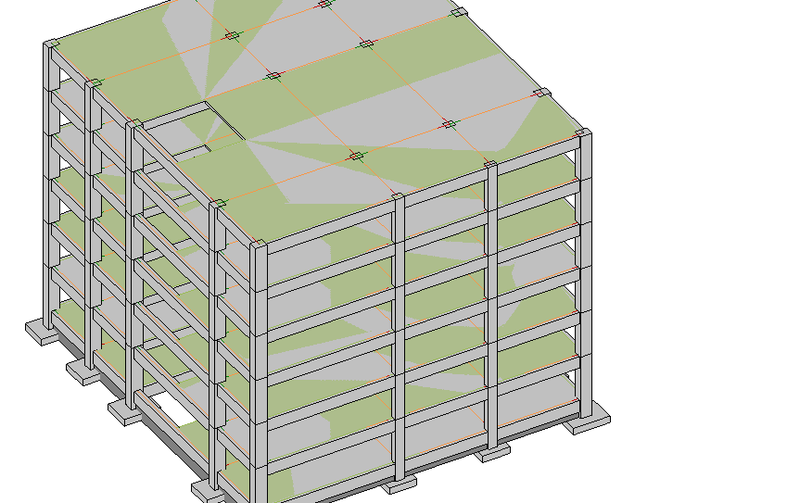 Structural analysis of a buidling using Robot Structural Analysis ...
