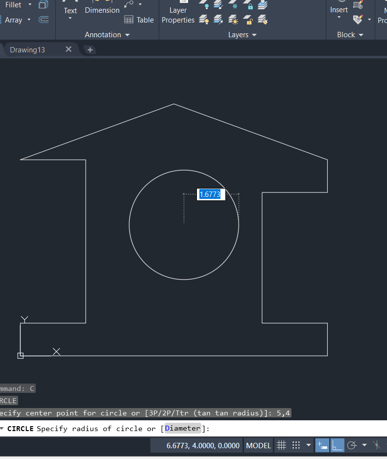 Creation of geometries by Coordinate system methods using AutoCad ...