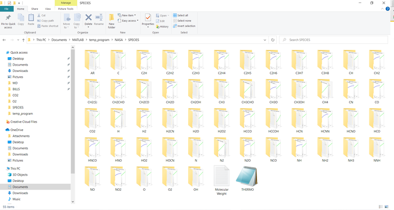 Parsing Nasa Thermodynamic Data Skill Lync