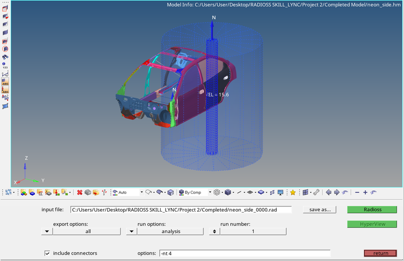 Assignment 7-Side Pole Crash Simulation Challenge : Skill-Lync