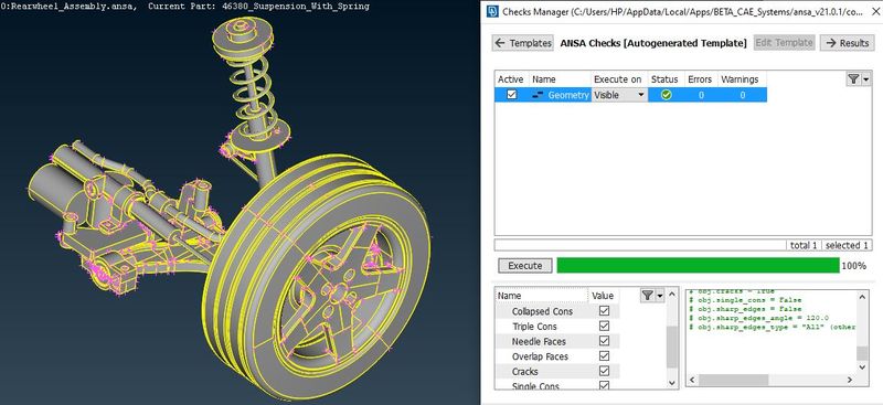 Project - 2 - Meshing on the suspension Assembly : Skill-Lync