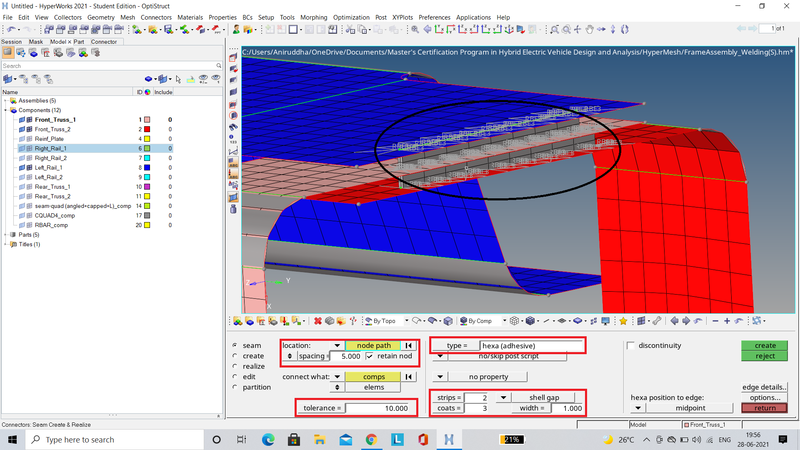Week 9-Creation of 1D Connectors Challenge : Skill-Lync