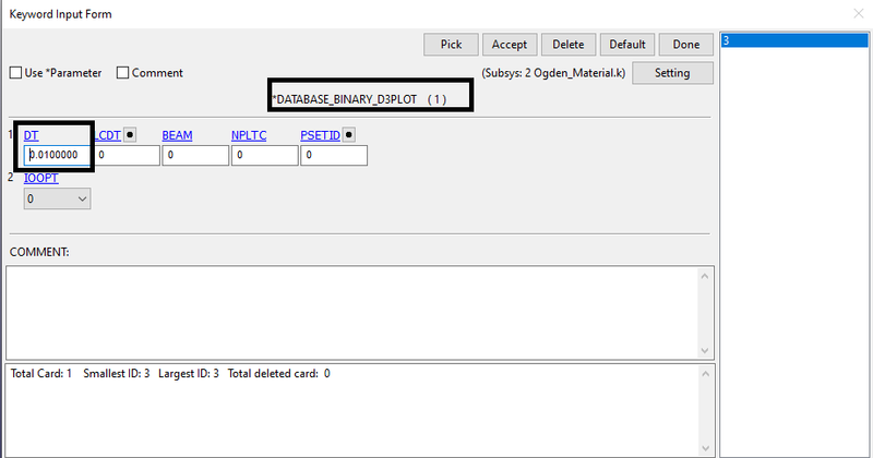 Week-6 Calculate the Stretch Ratio by comparing the ELFORM (-2,-1,1,2 ...