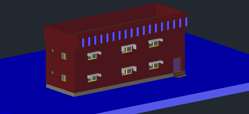 Project 2_Creating a 3D rendered model for a Residential Building in ...