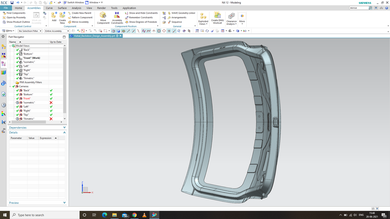 Design of backdoor : Skill-Lync