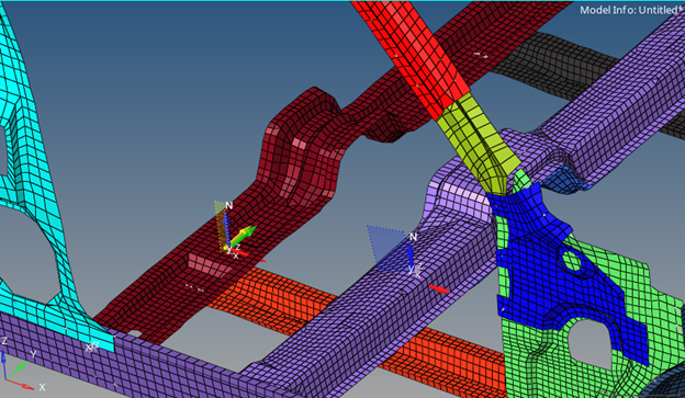 SIDE CRASH ANALYSIS OF AN AUTOMOBILE BIW ASSEMBLY : Skill-Lync