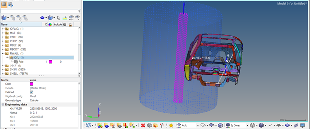 SIDE CRASH ANALYSIS OF AN AUTOMOBILE BIW ASSEMBLY : Skill-Lync