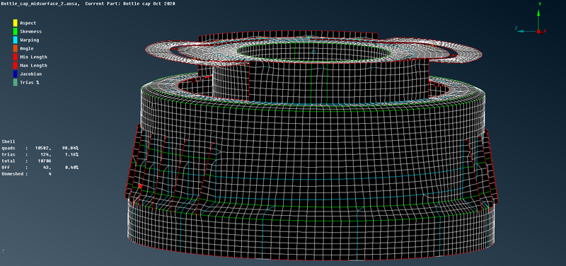 Week - 4 - 2D meshing for Plastic components : Skill-Lync