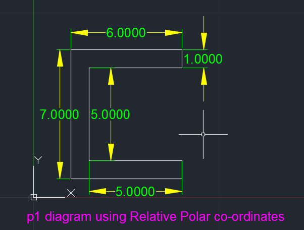 Creation of geometries by Coordinate system methods using AutoCad ...