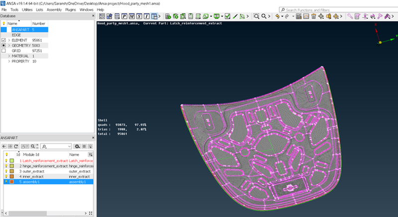 2D meshing for sheet metal using ANSA : Skill-Lync