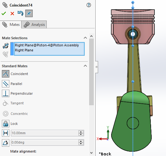 MBD Simulation on a Piston Assembly : Skill-Lync