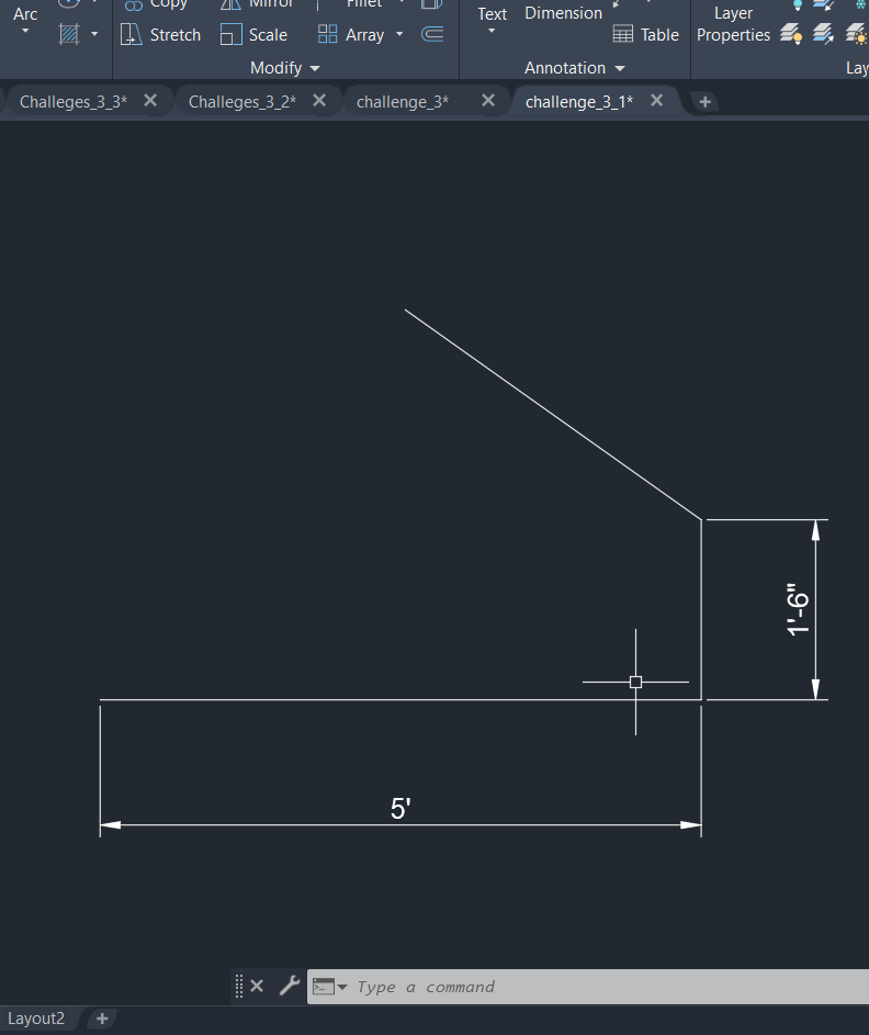 Drafting of various geometries using Chamfer, Fillet tool in AutoCad ...