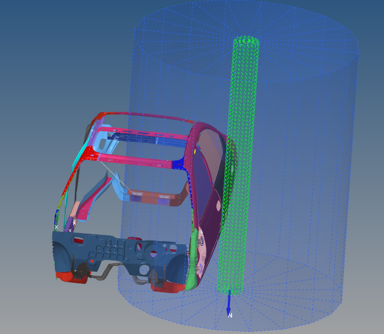 Assignment 7-Side Pole Crash Simulation Challenge : Skill-Lync