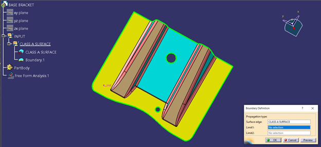 Base Bracket Design - Class A,B&C Surface : Skill-Lync