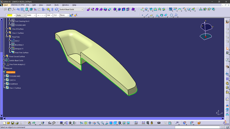 Switch Bezel Design – Automotive Plastic Component from Class A as ...